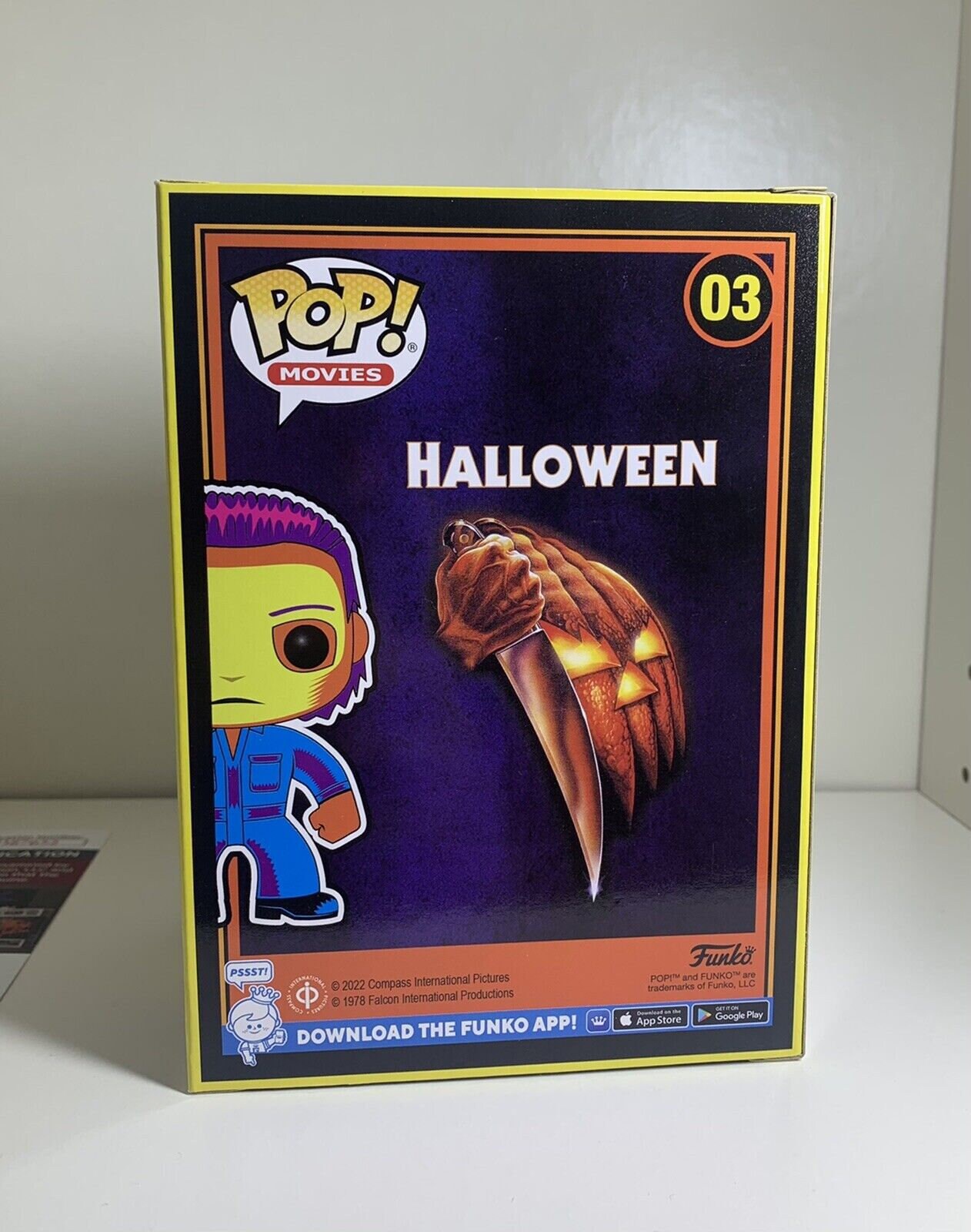 Brad Loree Signed Michael Myers Blacklight Funko Pop- Halloween JSA COA ...