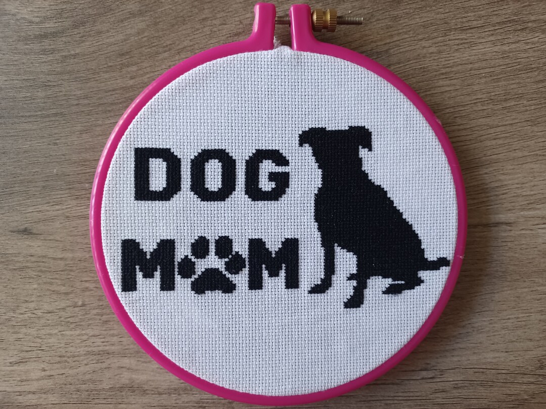Dog Mom Cross-stitch Pattern - Etsy