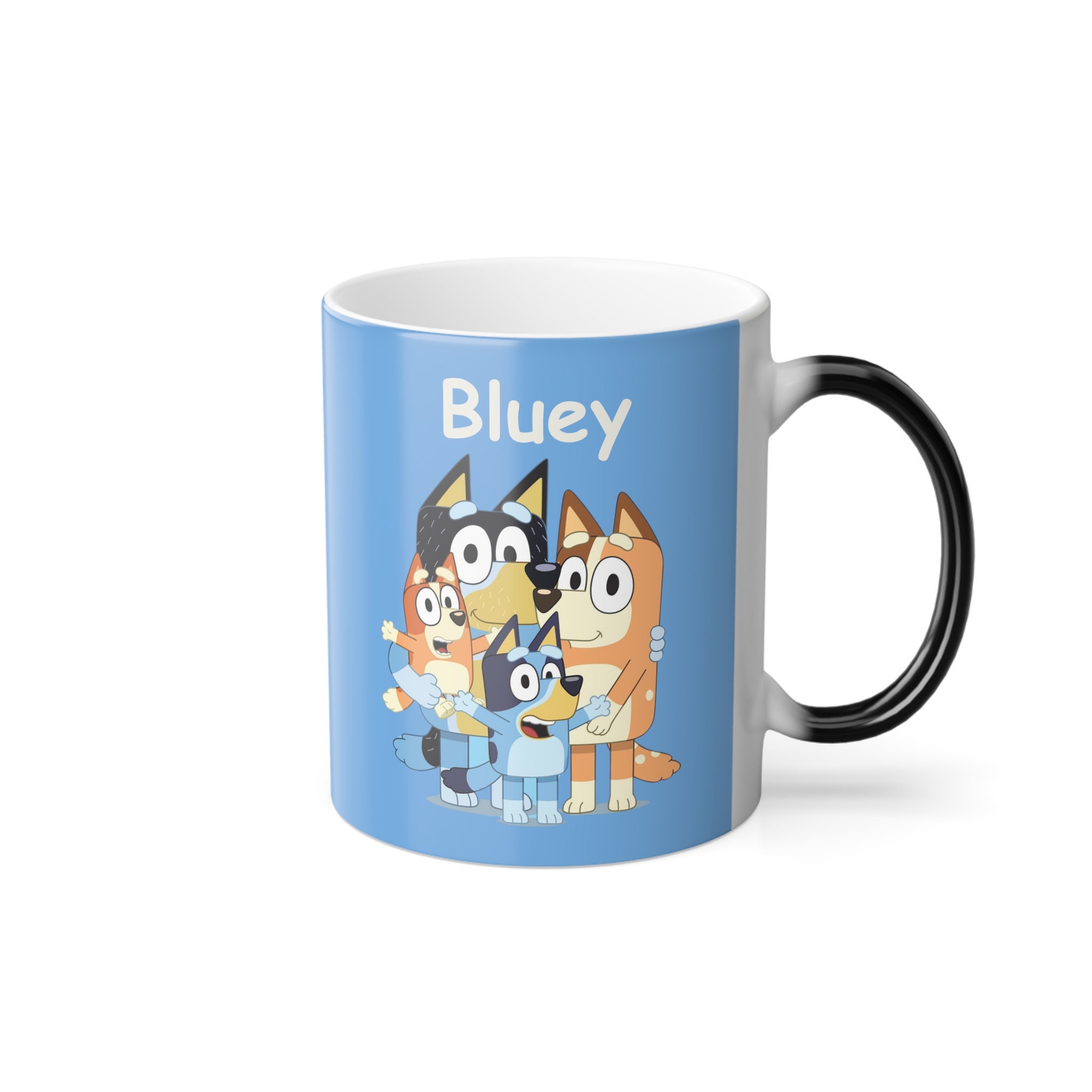 Bluey 11oz Coffee Mug, Bluey Color Changing Mug, Bluey Cup, Custom ...