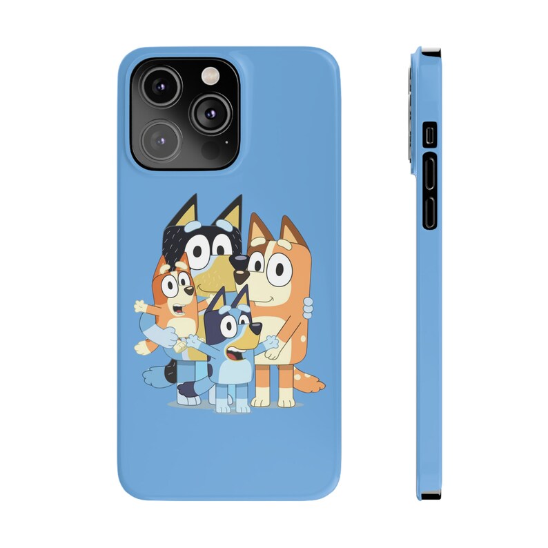 Bluey iPhone Case, Bluey Phone Cover, iPhone Cover, Slim Phone Case ...