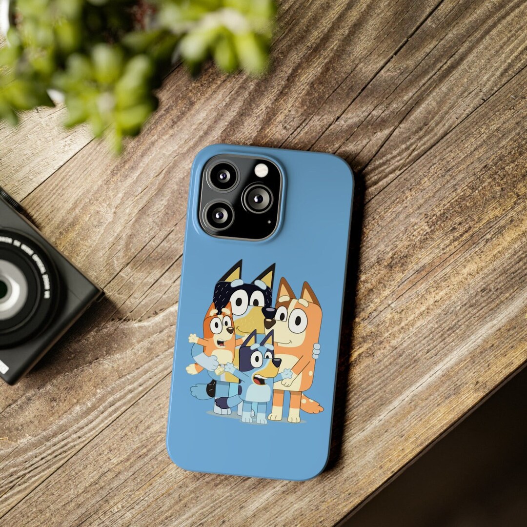 Bluey iPhone Case, Bluey Phone Cover, iPhone Cover, Slim Phone Case ...