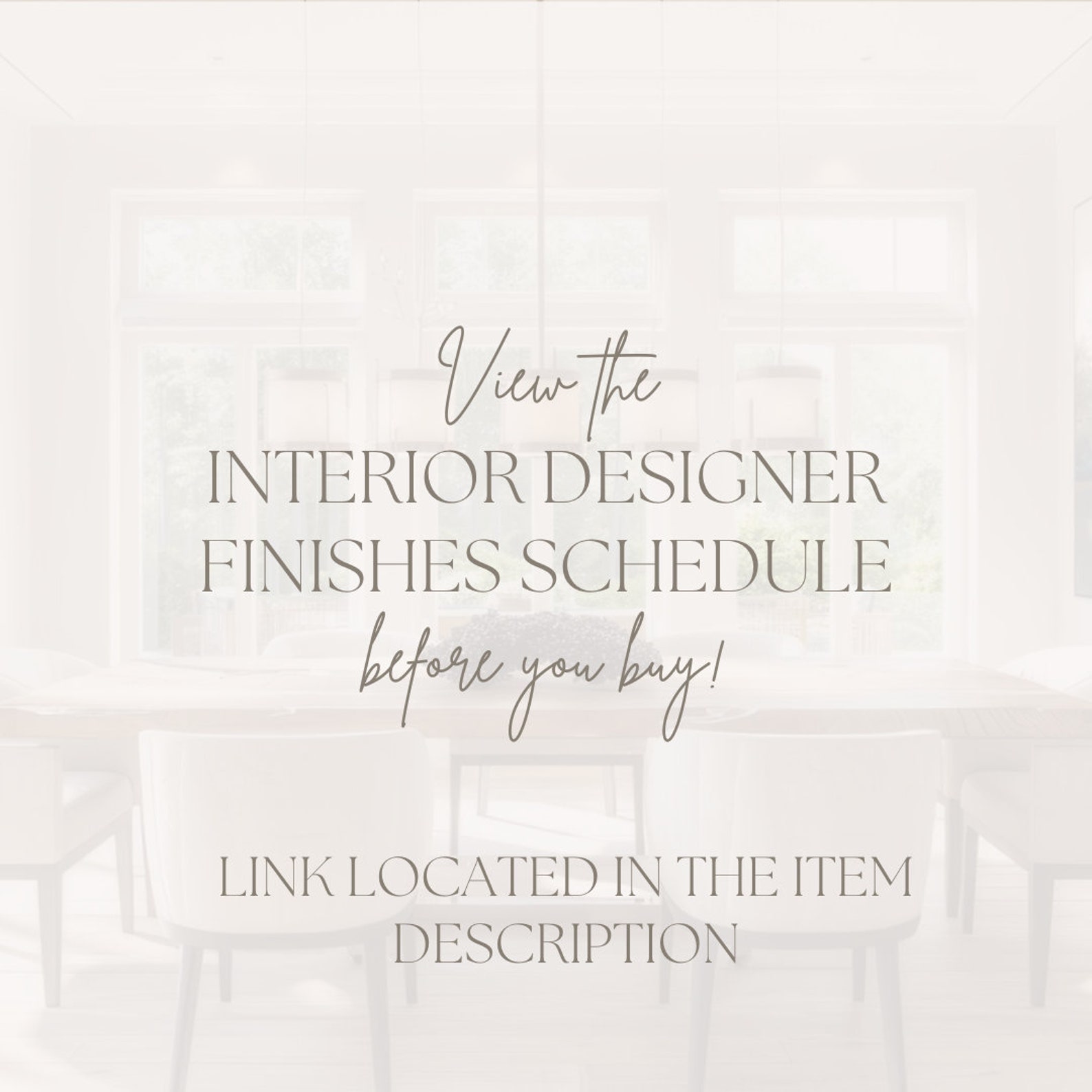 Interior Designer Finishes Schedule Template | Interior Design | Done ...