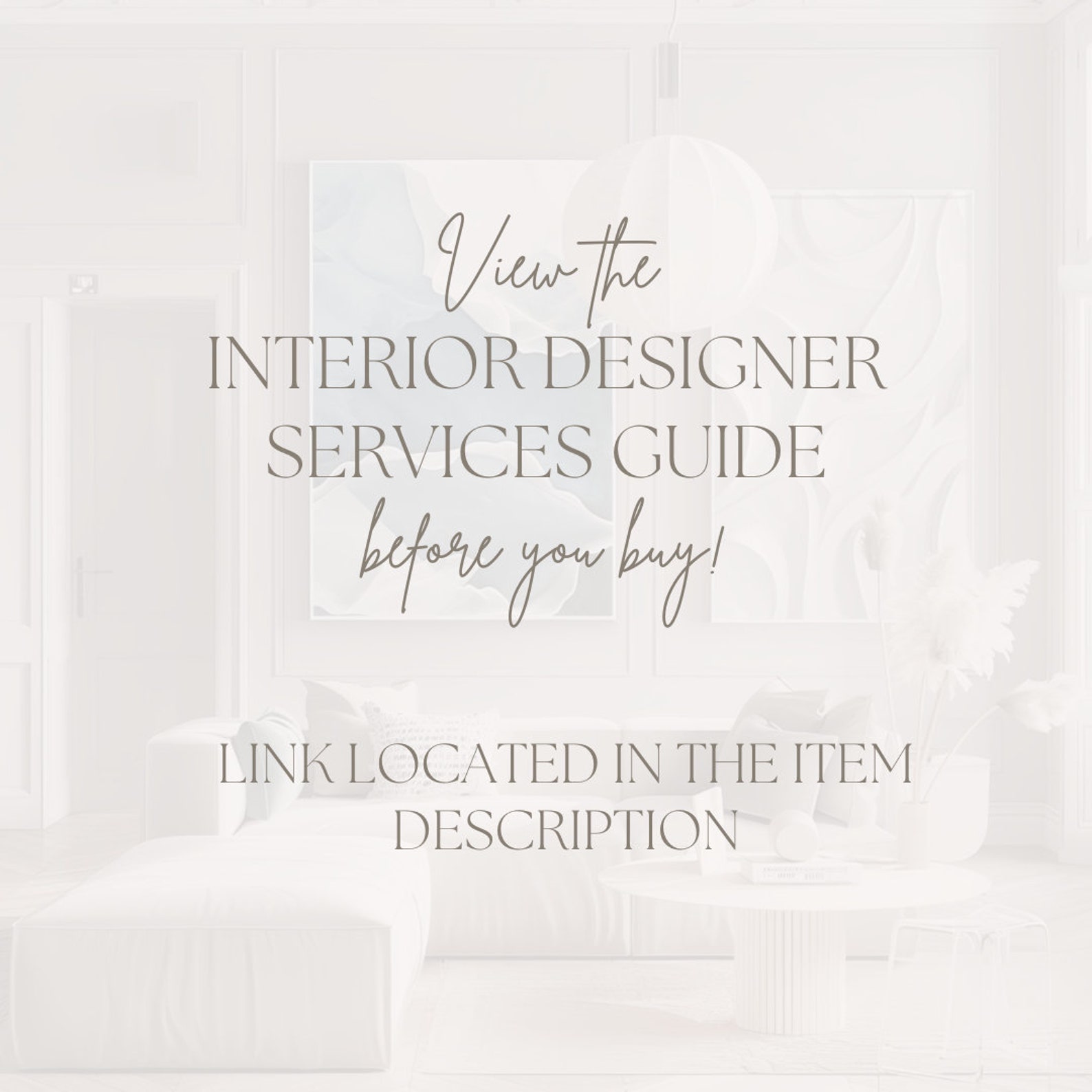 Interior Designer Services Guide Template | Interior Design | Initial ...