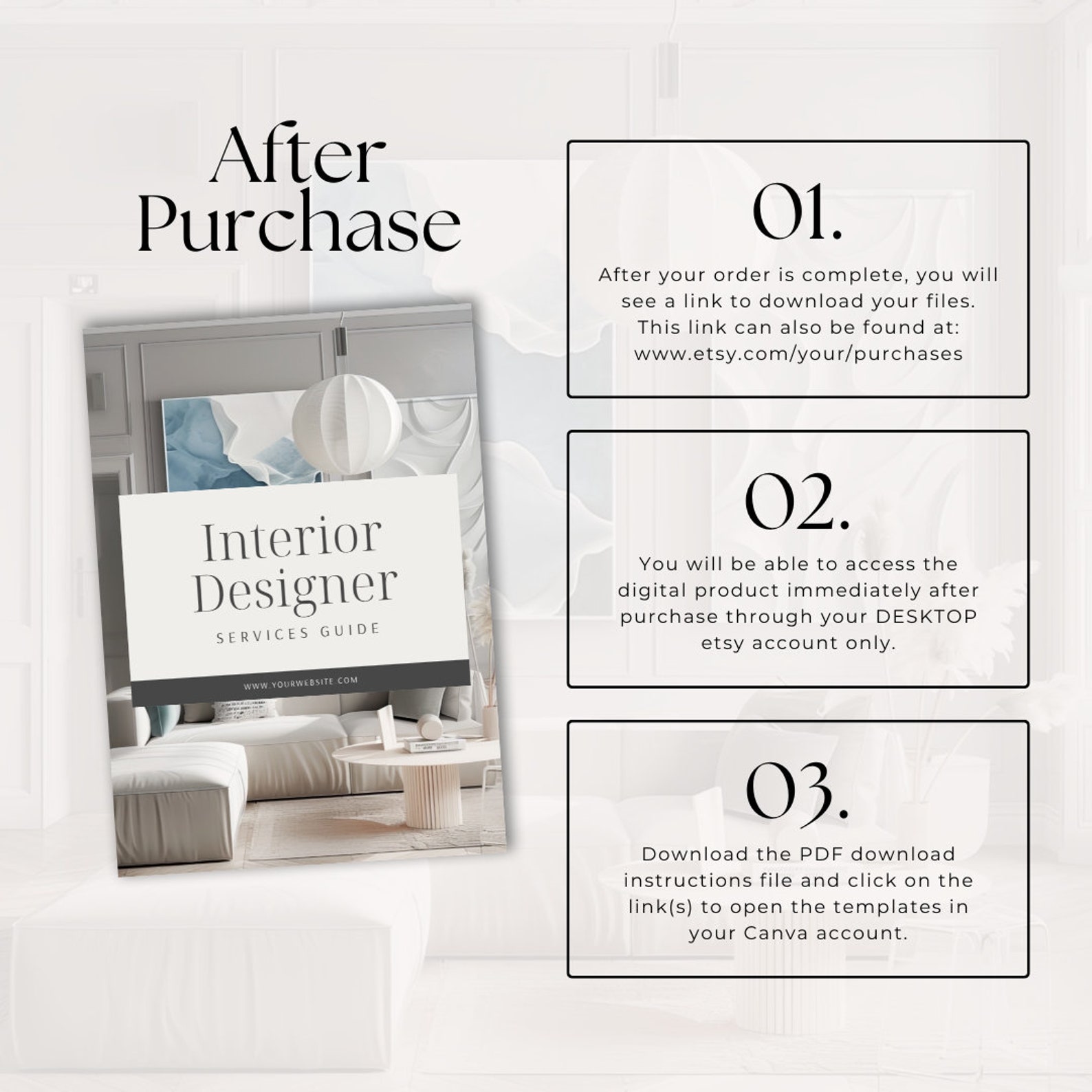 Interior Designer Services Guide Template | Interior Design | Initial ...