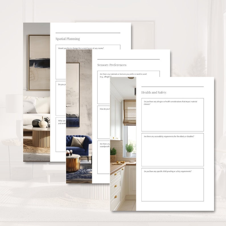 Interior Designer Client Questionnaire Template | Interior Design ...