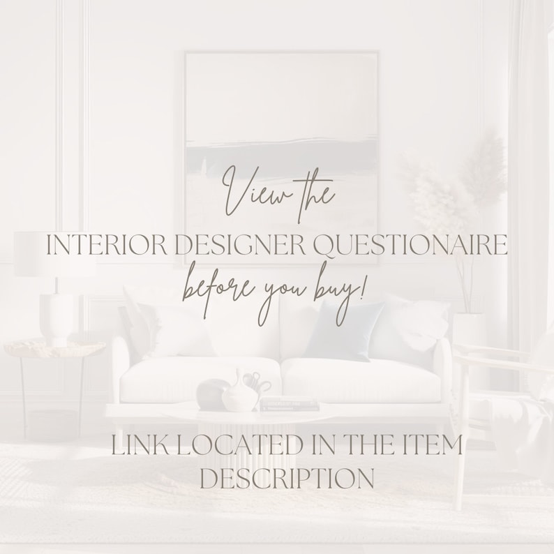Interior Designer Client Questionnaire Template | Interior Design ...