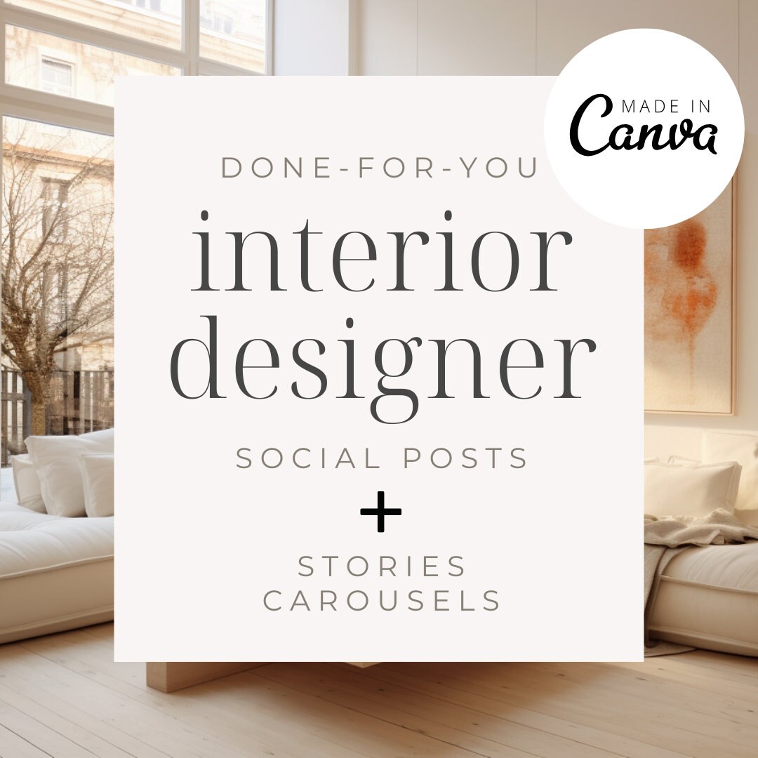 Vol.1 Interior Designer Interior Design Social Media Reels Posts ...