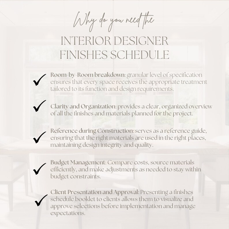 Interior Designer Finishes Schedule Template | Interior Design | Done ...