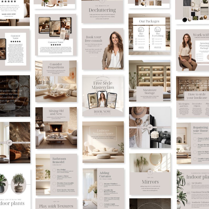 Vol.1 Interior Designer Interior Design Social Media Reels Posts ...