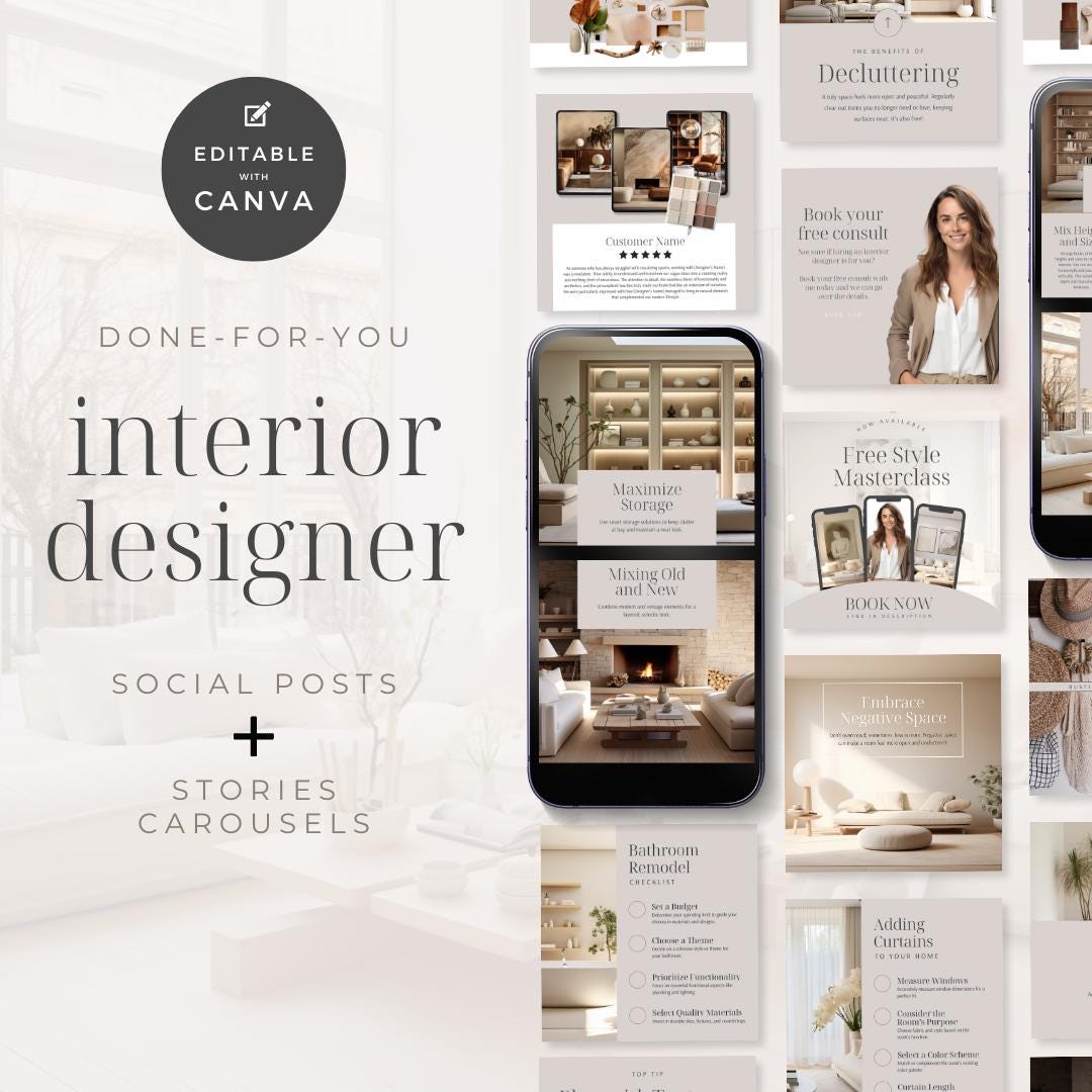 Vol.1 Interior Designer | Interior Design | Social Media | Reels ...