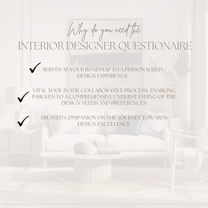Interior Designer Client Questionnaire Template | Interior Design ...