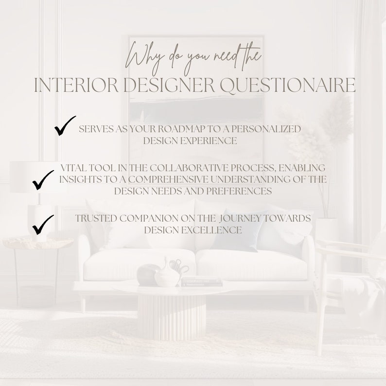 Interior Designer Client Questionnaire Template | Interior Design ...