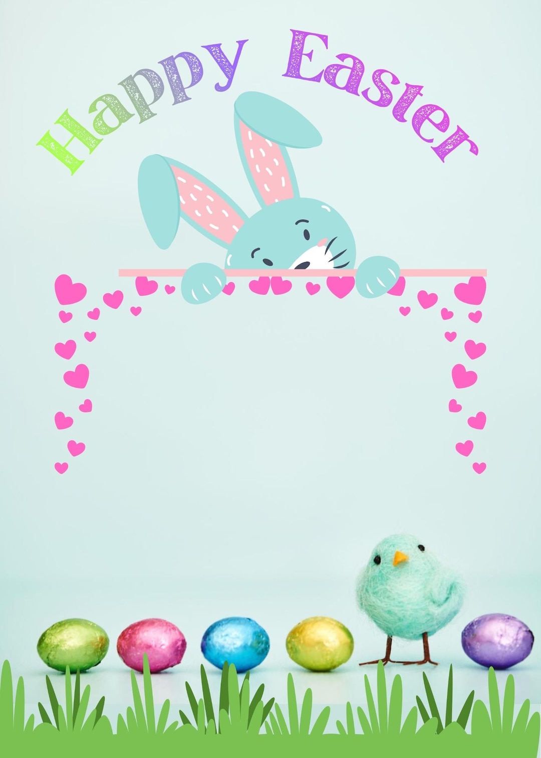 Printable 5x7 Easter Treat Card | Kids Goody Card | Instant Download ...