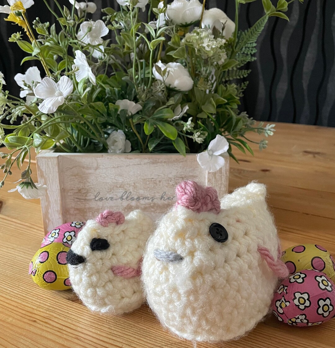 Crochet Easter Chickens - Etsy