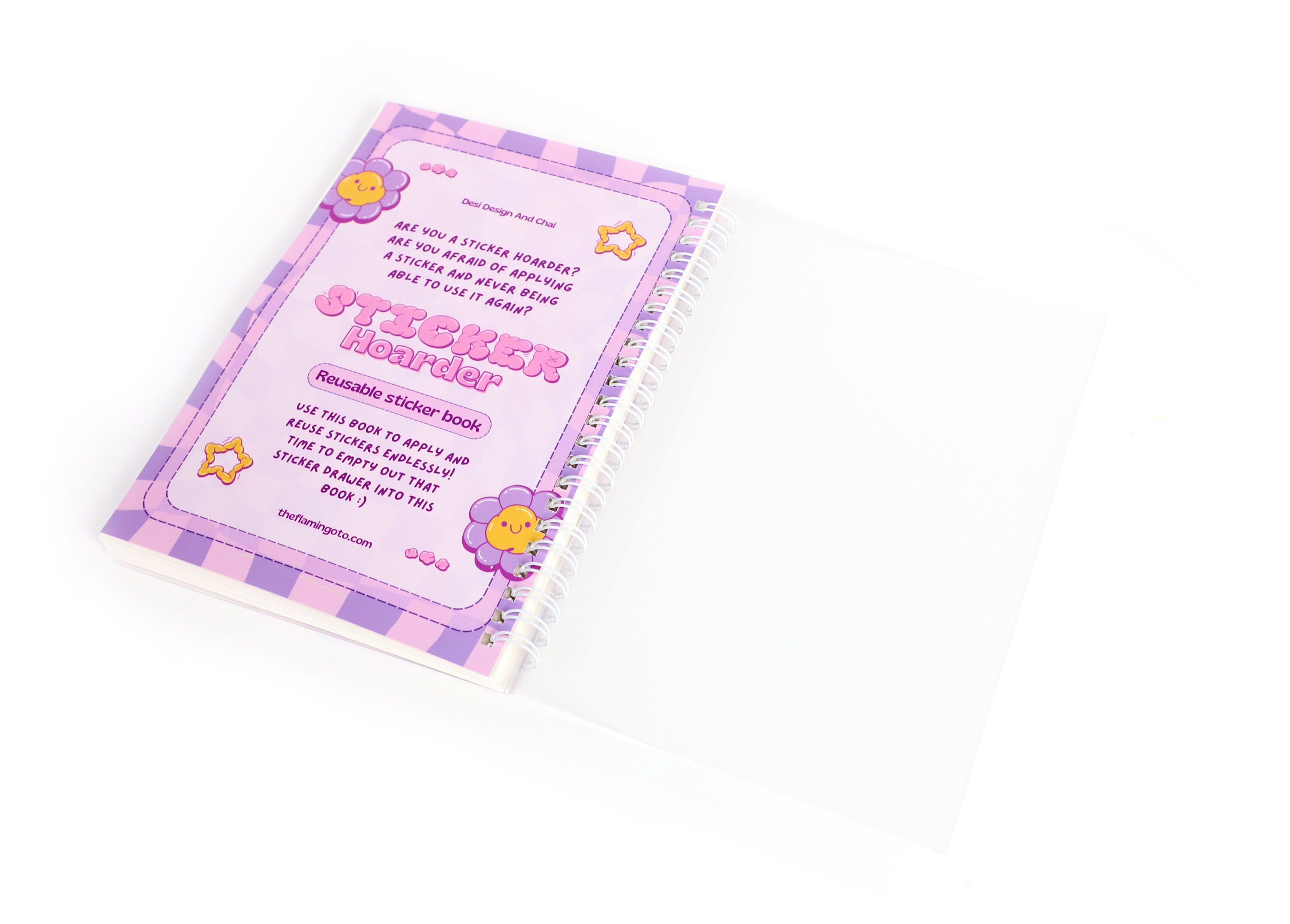 Vinyl Sticker Book Reusable Scrapbook | Stationery | Journal |bullet ...