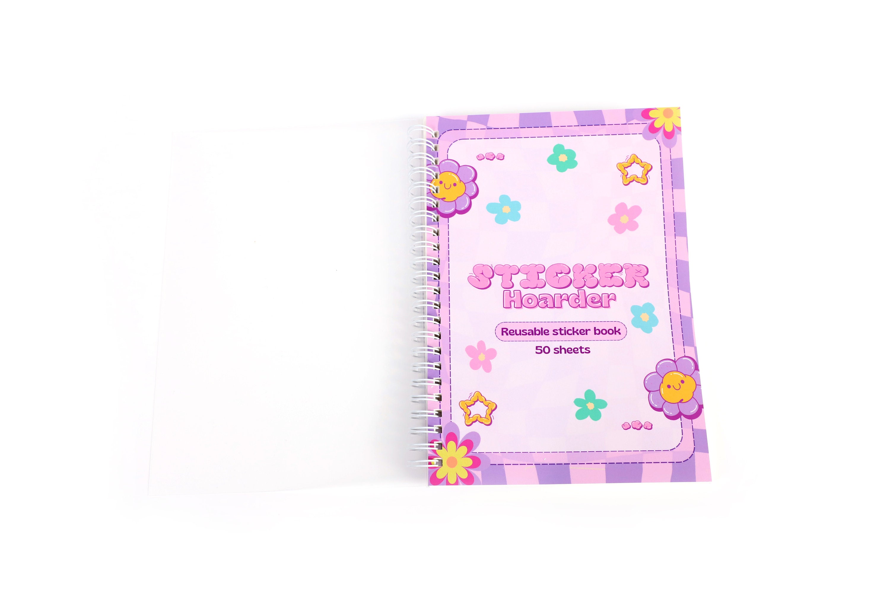 Vinyl Sticker Book Reusable Scrapbook | Stationery | Journal |bullet ...