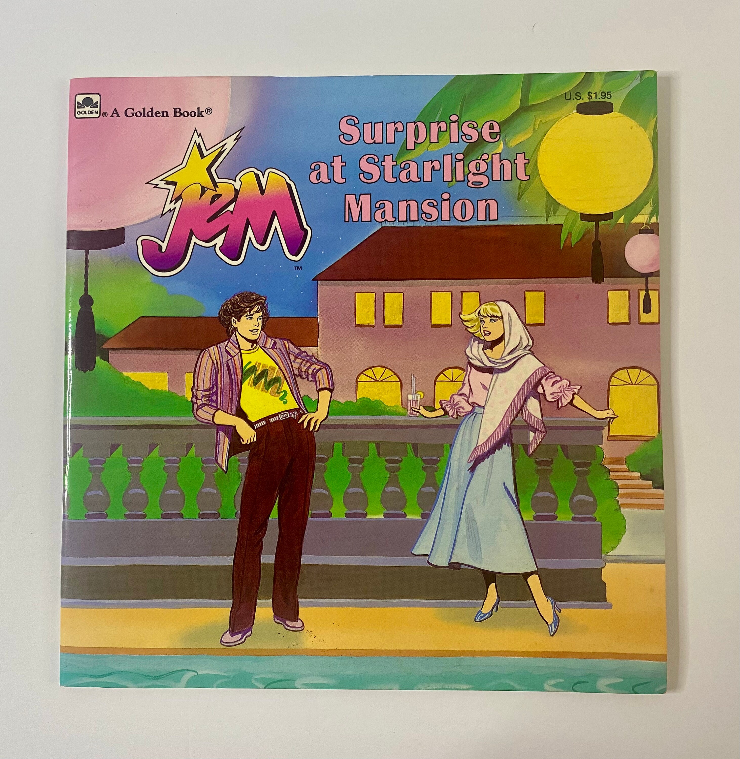 Vintage Jem Surprise at Starlight Mansion Book Golden Book 1980's jen ...