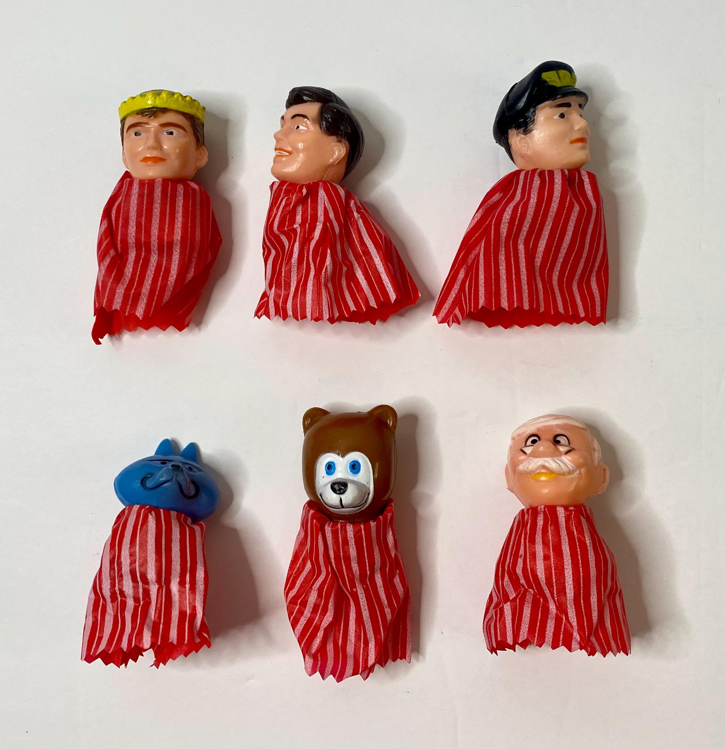Vintage Whitman Peepul Pals Finger Puppets - Finger Puppets - 1967 ...