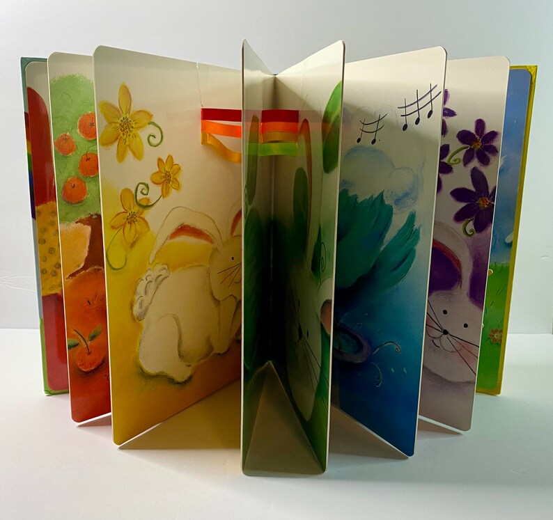 Vintage What Makes a Rainbow Book Betty Ann Schwartz Interactive Board ...