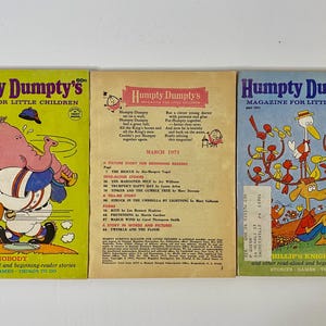 Humpty Dumpty's Magazine for Little Children Bundle - 3 Magazines ...