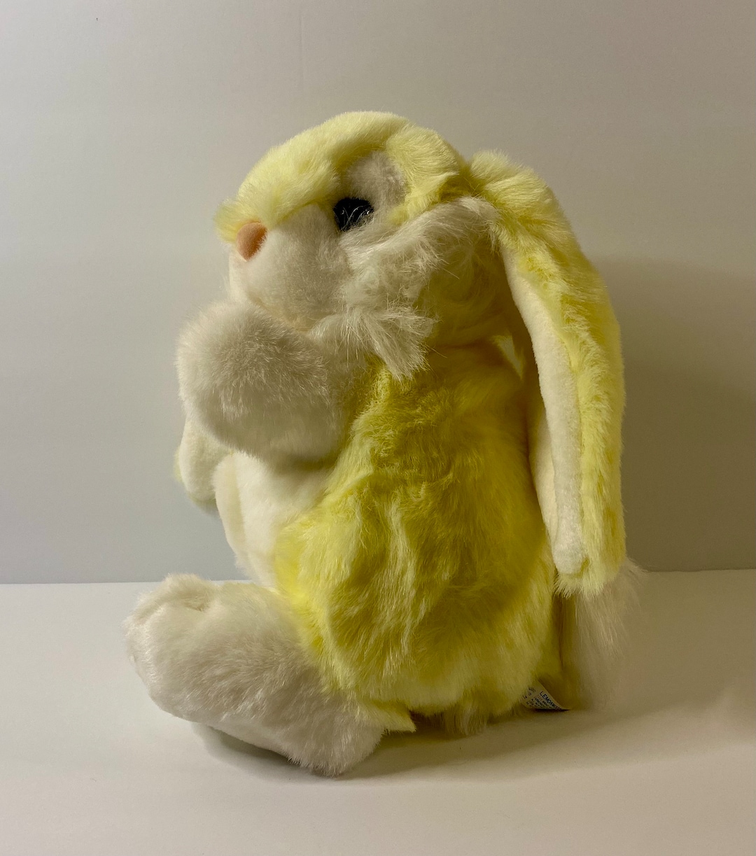 Vintage Lemonwood Bunny Rabbit Plush - Yellow Bunny Stuffed Animal ...