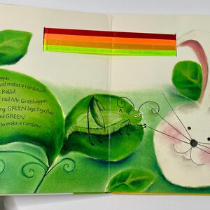 Vintage What Makes a Rainbow Book Betty Ann Schwartz Interactive Board ...