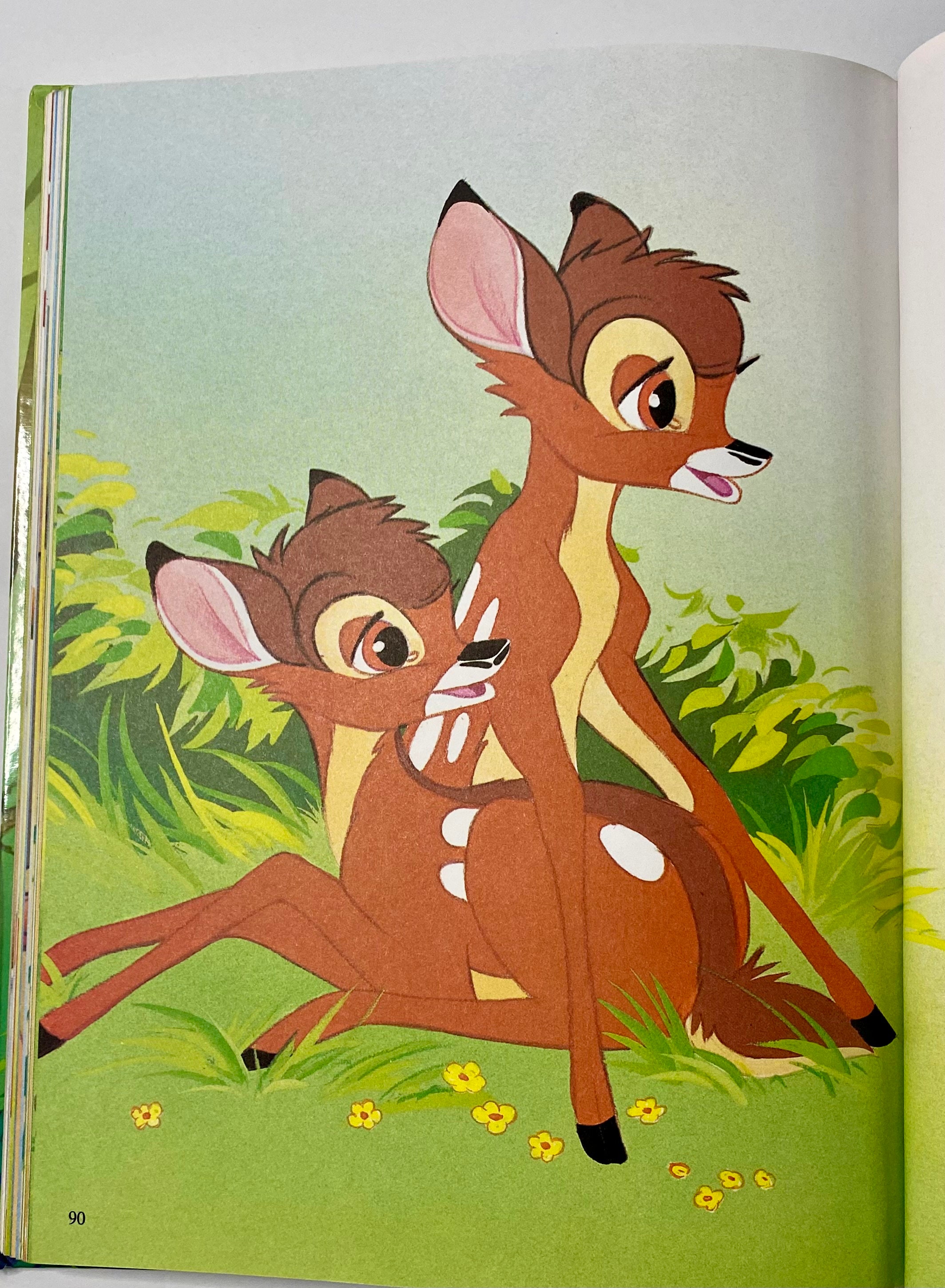 Vintage Walt Disney Bambi Book Mouse Works Hardback Story Book - Etsy