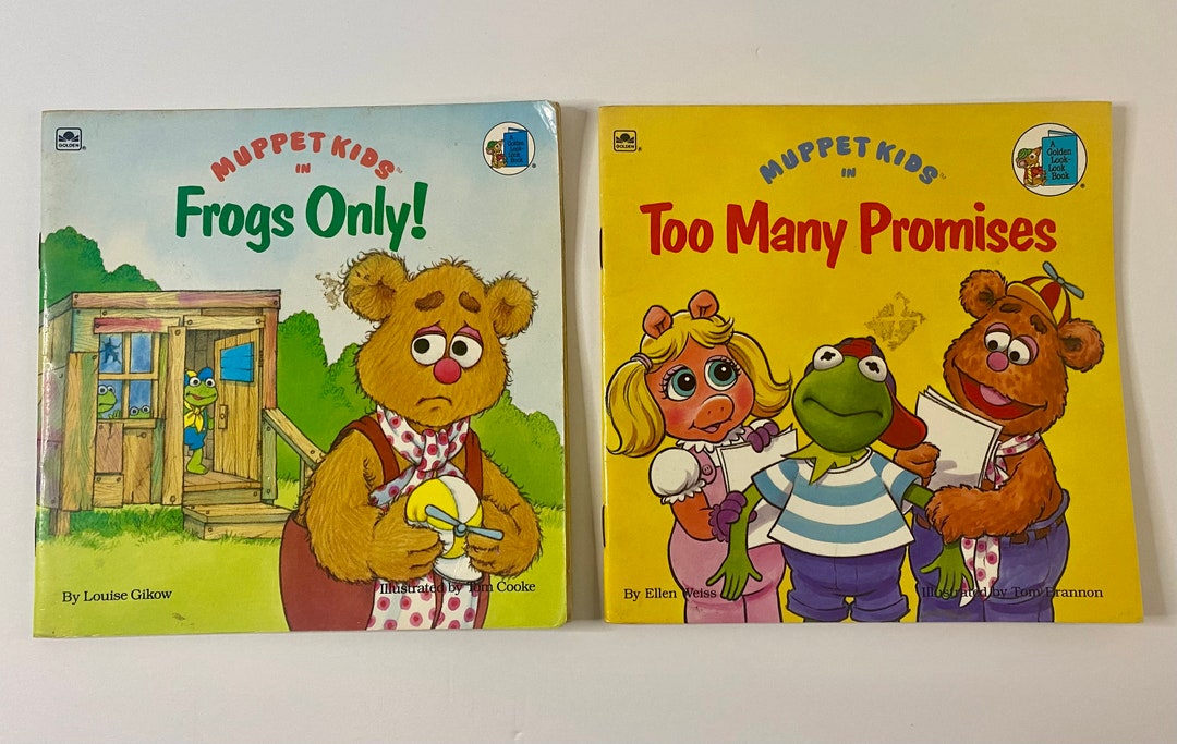 Vintage Muppet Kids Book - Frogs Only - Too Many Promises - A Golden ...