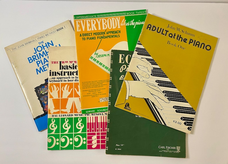 Piano Course Books - Recorder Booklet -SET of 10 - Piano Theory - Sheet ...
