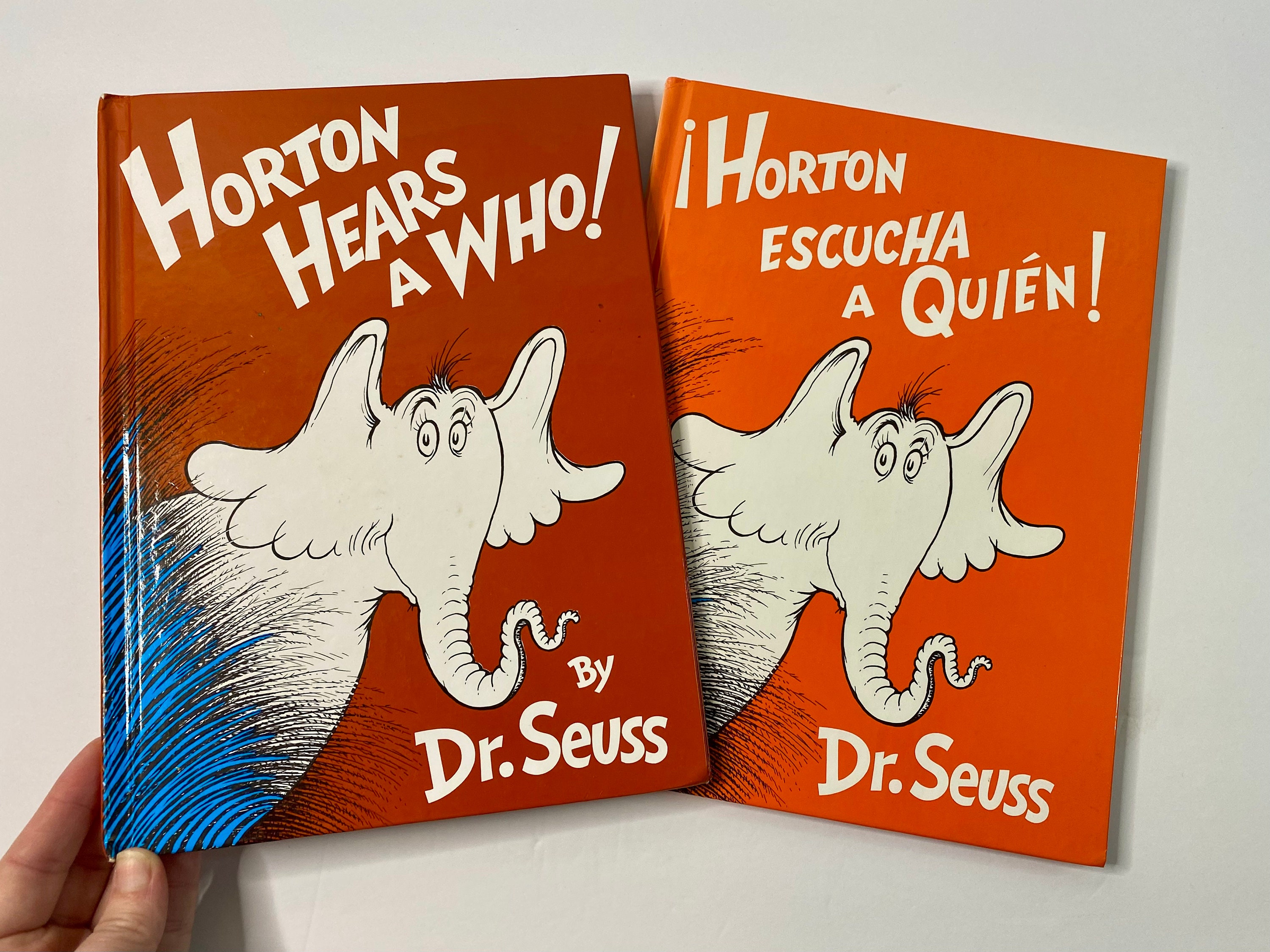 Dr. Seuss Horton Hears a Who Book Set of 2 English and Spanish Version ...