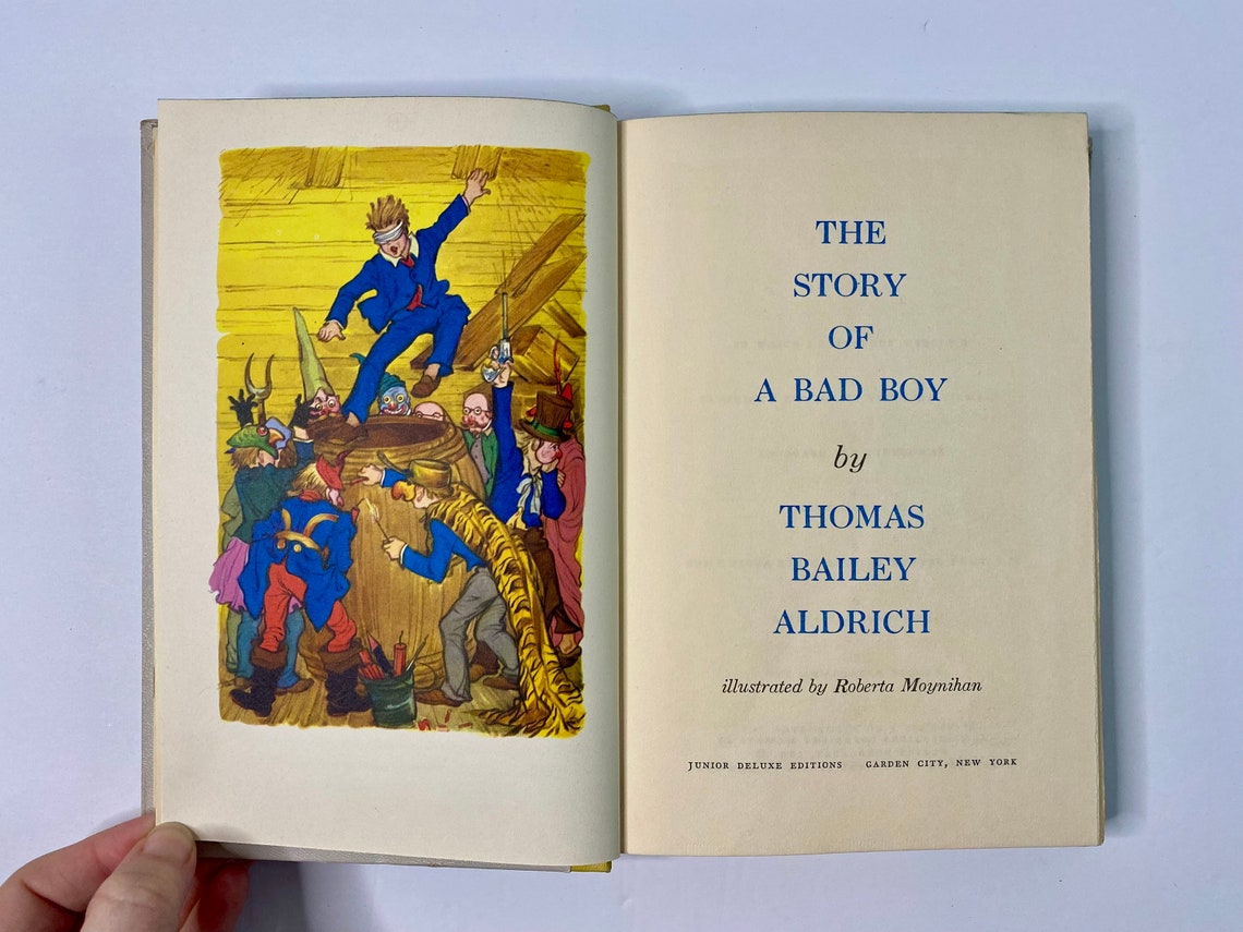 Vintage the Story of a Bad Boy Book Junior Deluxe Edition 1950's ...