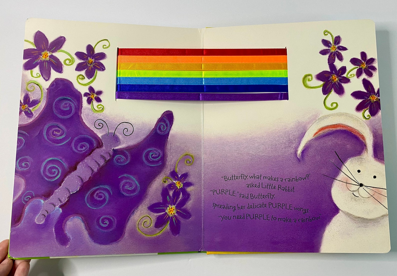 Vintage What Makes a Rainbow Book Betty Ann Schwartz Interactive Board ...