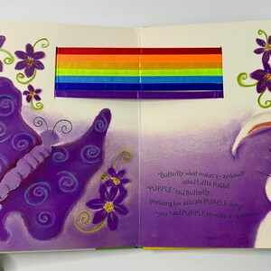 Vintage What Makes a Rainbow Book Betty Ann Schwartz Interactive Board ...