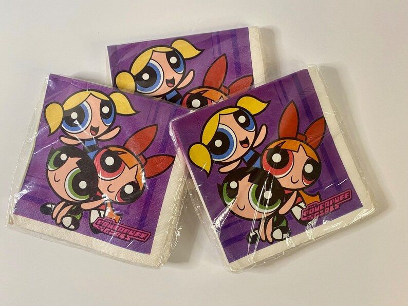 Vintage Powerpuff Girls Movie Birthday Supplies - Design Ware American ...