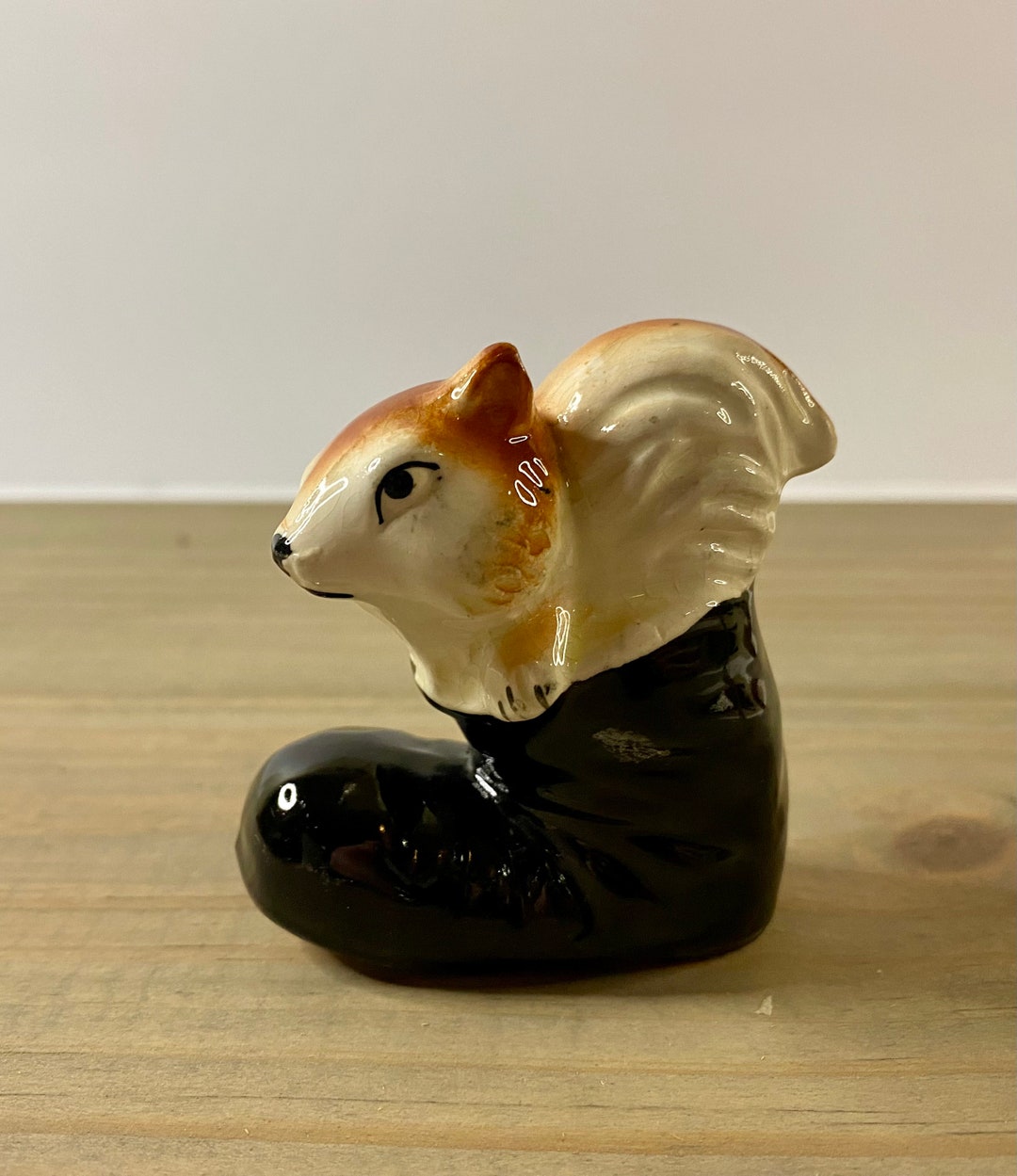 Vintage Ceramic Squirrel in Boot Figurine - Japan - Etsy