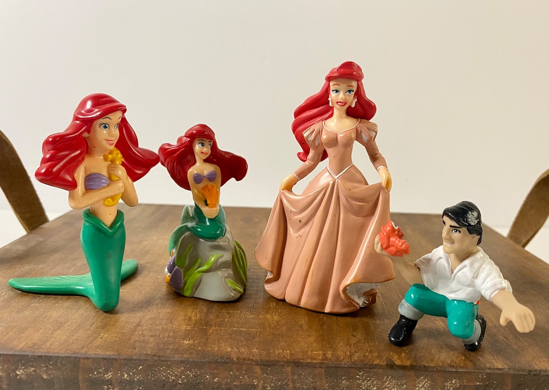 Disney the Little Mermaid Figures - Ariel - Prince Eric - Etsy