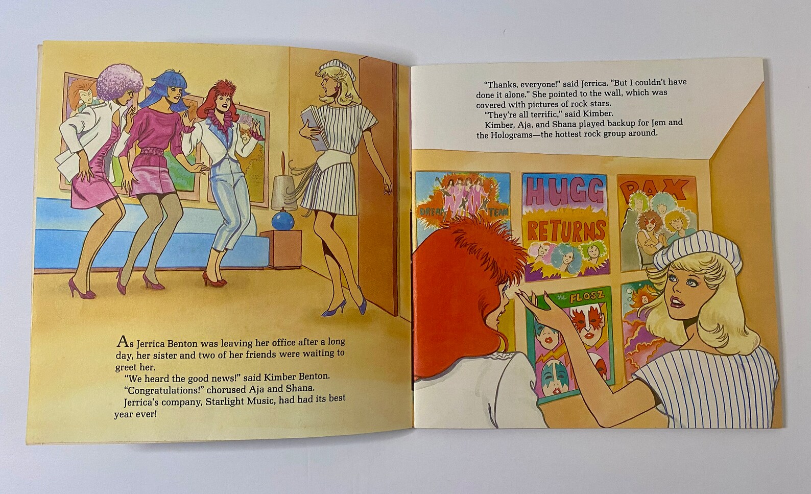 Vintage Jem Surprise at Starlight Mansion Book Golden Book 1980's jen ...