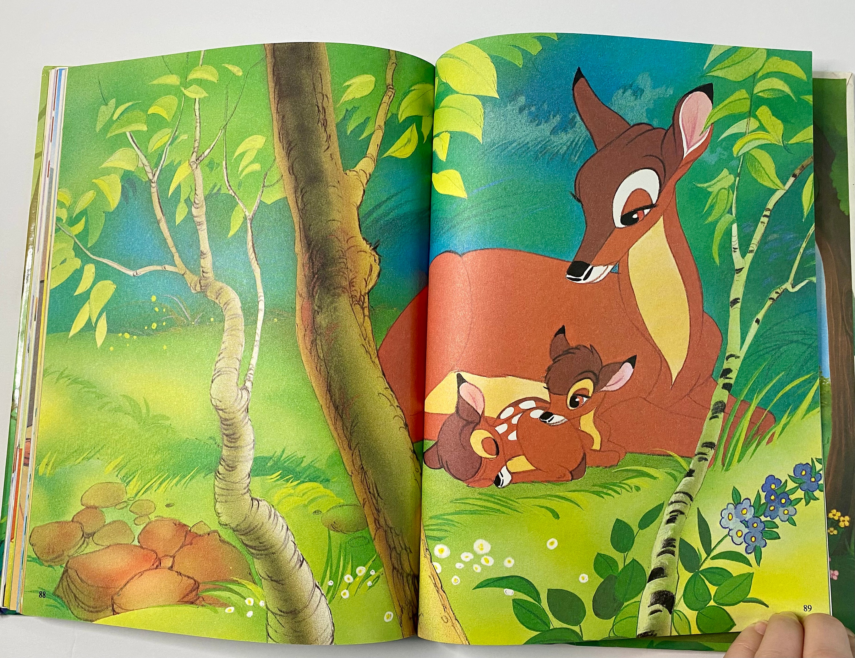 Vintage Walt Disney Bambi Book Mouse Works Hardback Story Book - Etsy