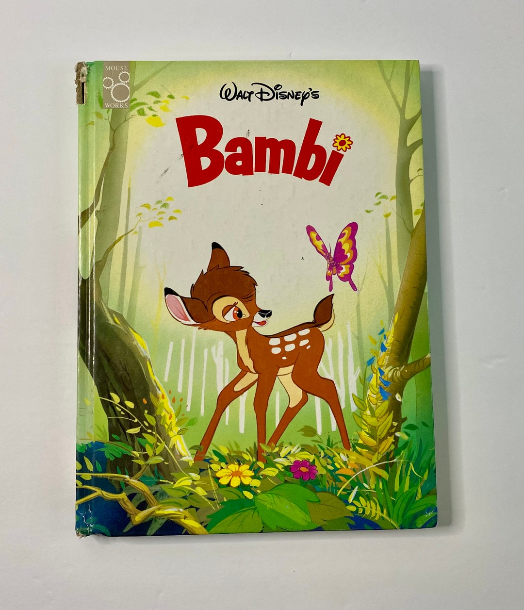 Vintage Walt Disney Bambi Book - Mouse Works - Hardback Story Book - Etsy