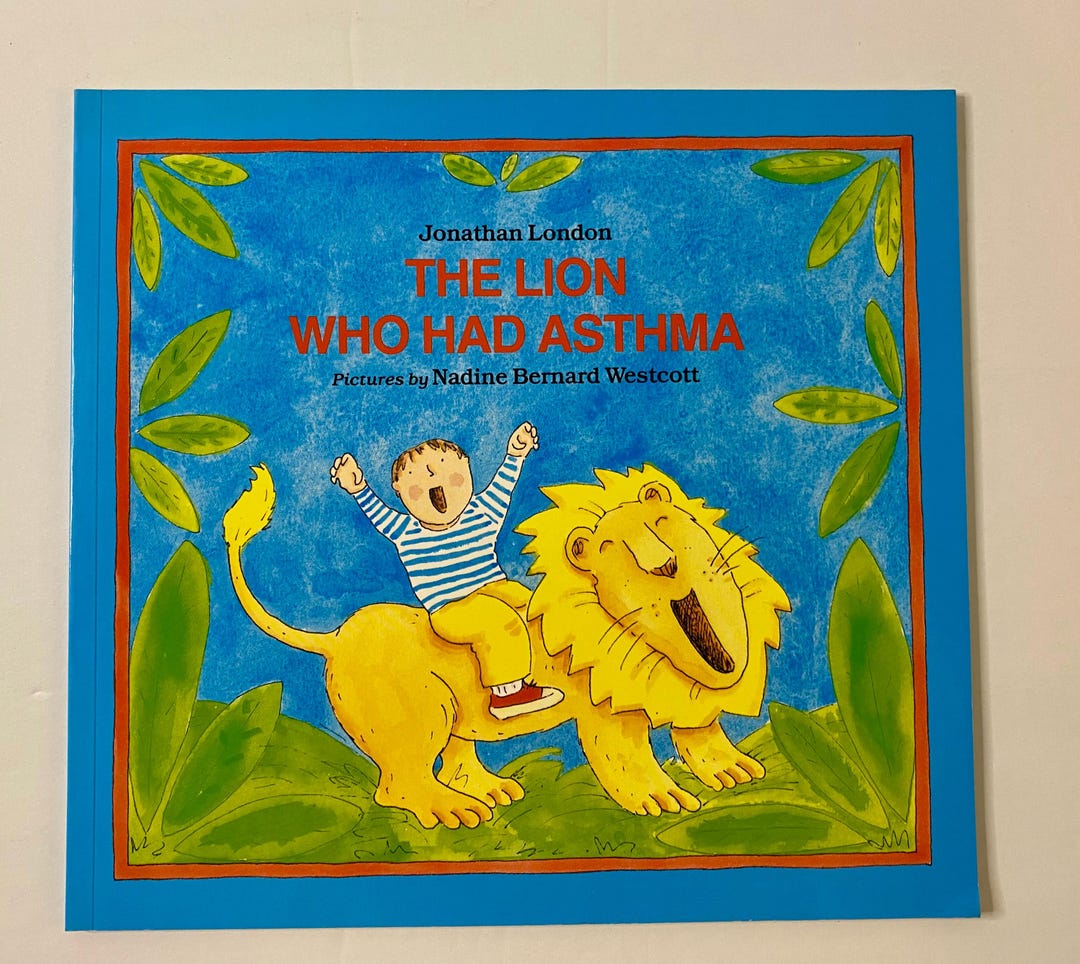The Lion Who Had Asthma - Children's Book - by Jonathan London - Etsy