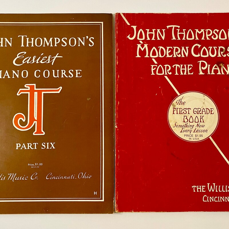 Vintage Piano Books - Etsy
