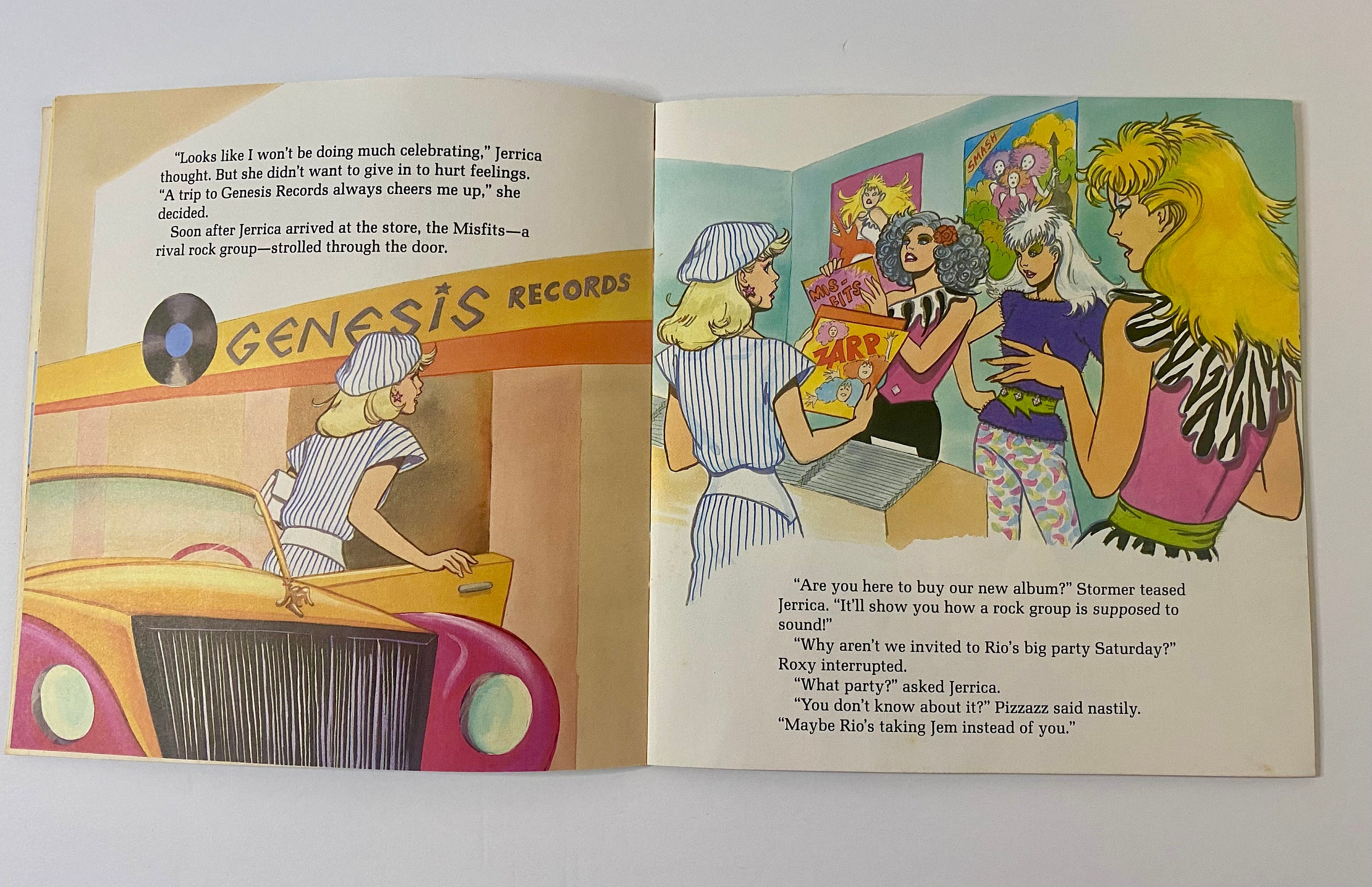 Vintage Jem Surprise at Starlight Mansion Book Golden Book 1980's jen ...