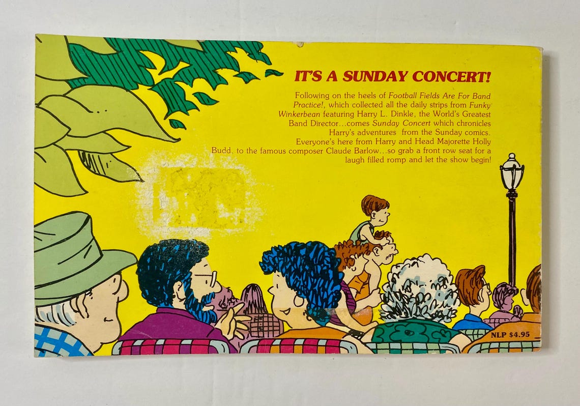 Funky Winkerbean by Tom Batiuk - Sunday Concert Book - Comics - Vintage ...