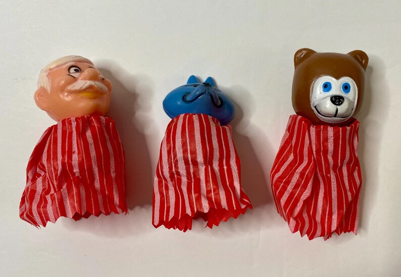 Vintage Whitman Peepul Pals Finger Puppets - Finger Puppets - 1967 ...