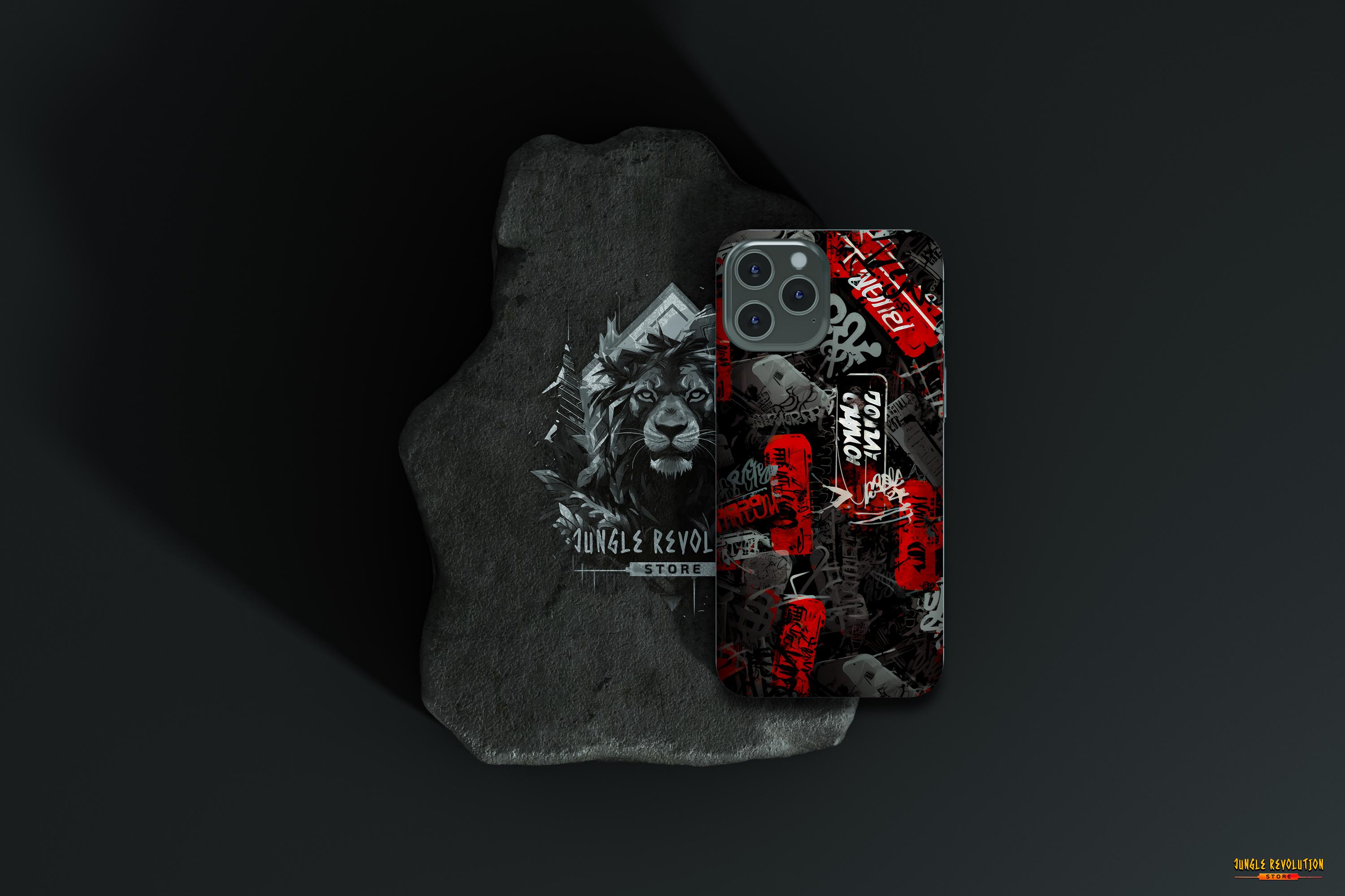 Graffiti Modern Phone Case, Urban Street Art iPhone Case, Colorful ...