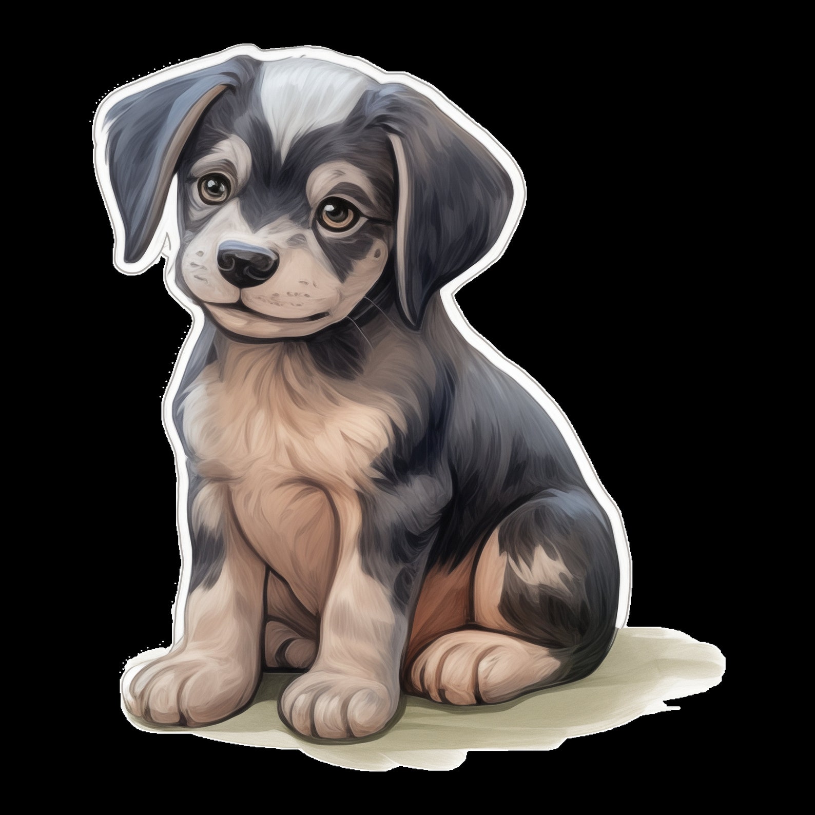 Dogs Clipart Bundle | 5 Cute Dog PNG Printable, Dogs for Card Making ...