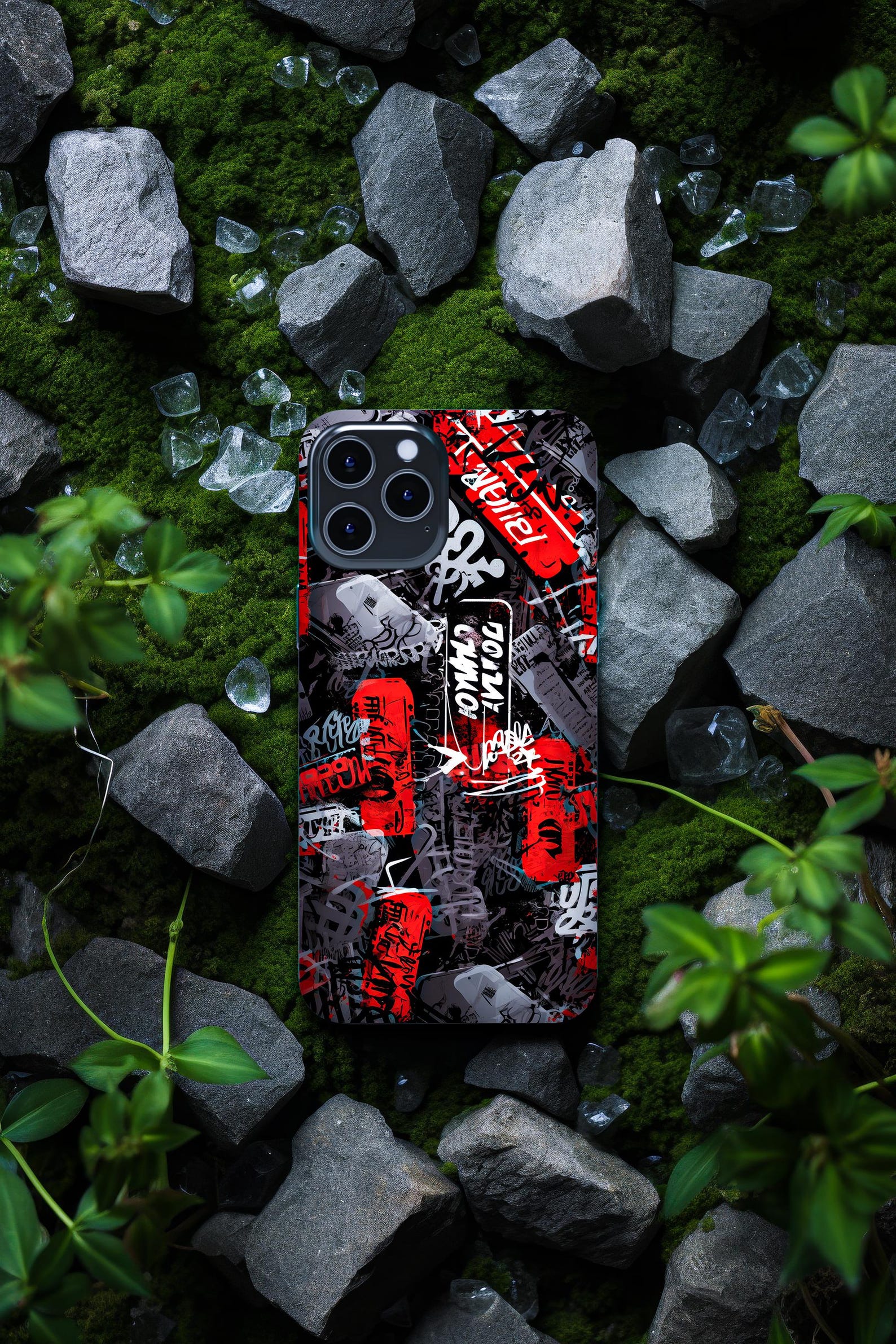 Graffiti Modern Phone Case, Urban Street Art iPhone Case, Colorful ...