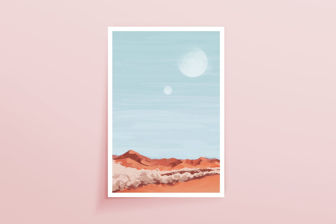 Dune Sand Worm Rider Print Wall Art Wall Prints Double Weight Matte - Etsy
