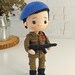 Soldier Crochet Pattern, Amigurumi Soldier, Soldier in Uniform Crochet ...