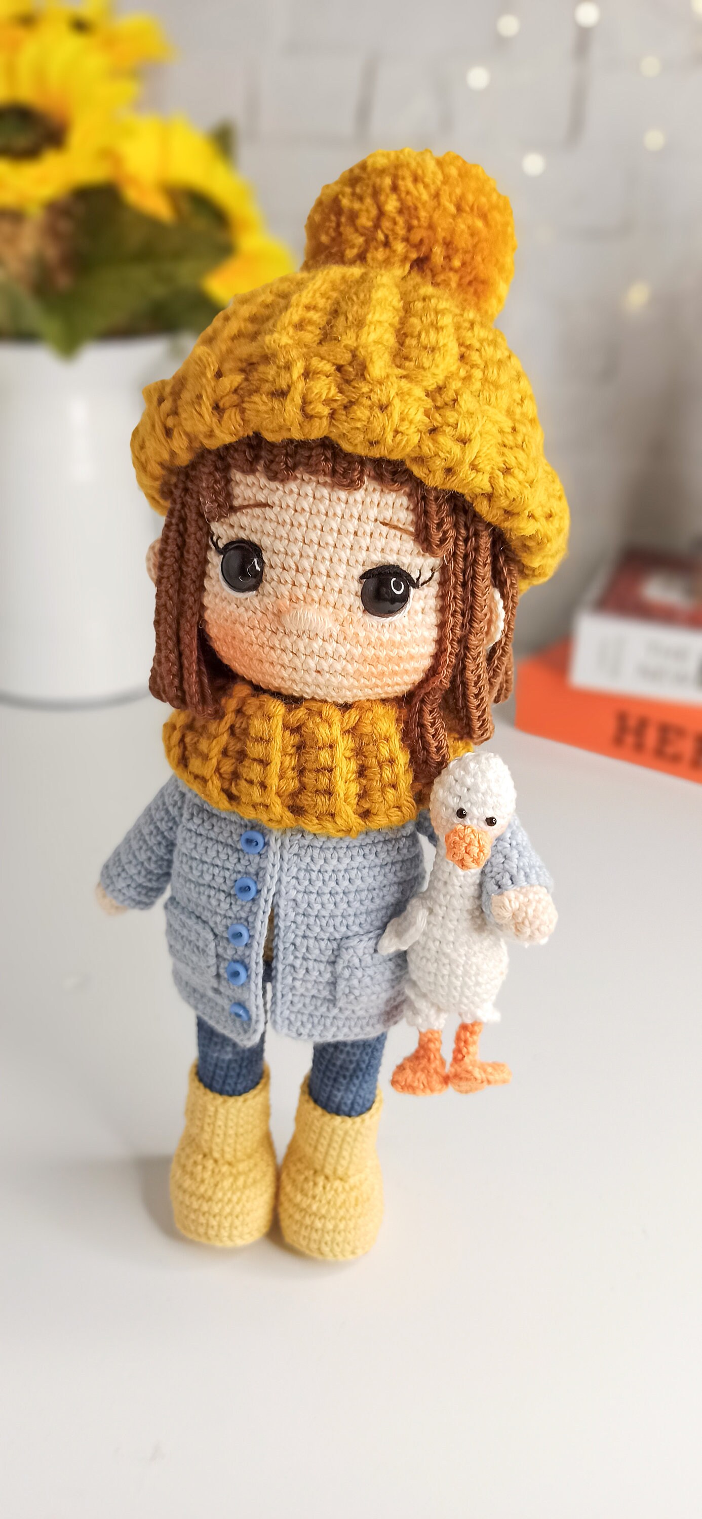 Pera Doll Crochet, Crochet Doll, Amigurumi Doll, Doll, Handmade Doll ...